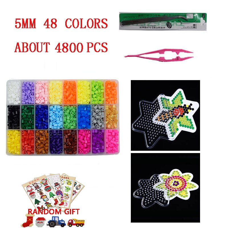 24 / 72 Colors 5mm hama Beads/ Iron Beads diy Puzz... – Grandado