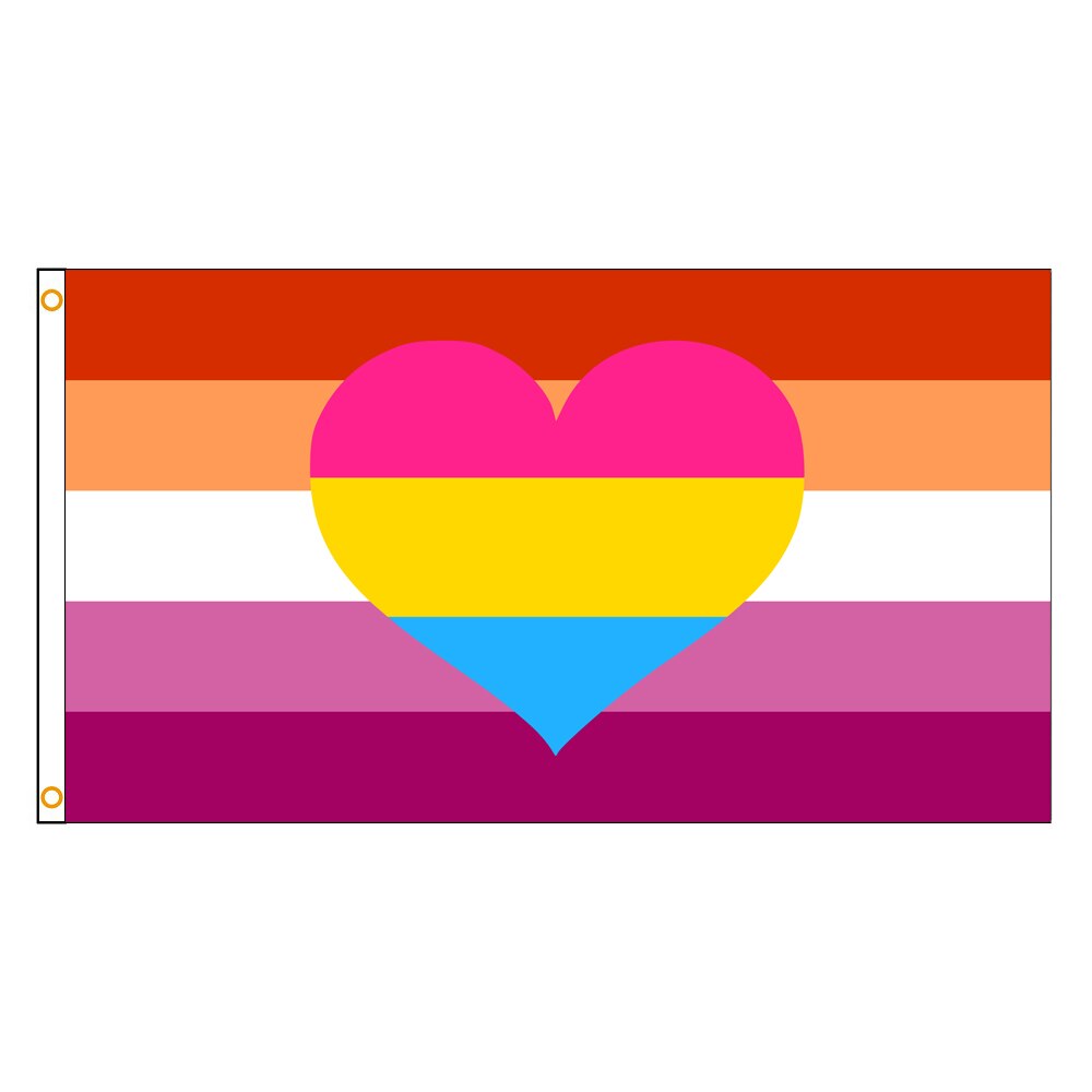 90x150cm LES PAN Pride flag – Vicedeal