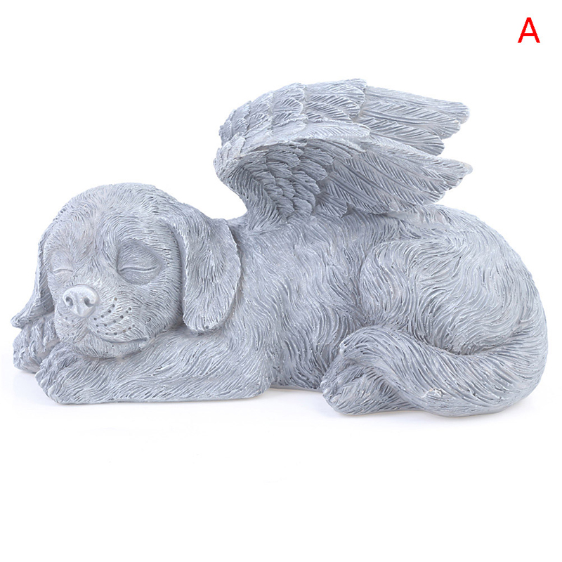 1PC Angel Pet Statue Super Cute Sleeping Dog Cat i... – Grandado