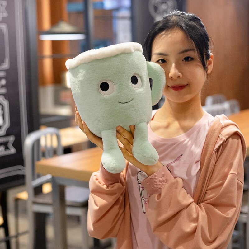 Cute 20CM/30CM Matcha Latte Coffee Filled Plush To... – Grandado