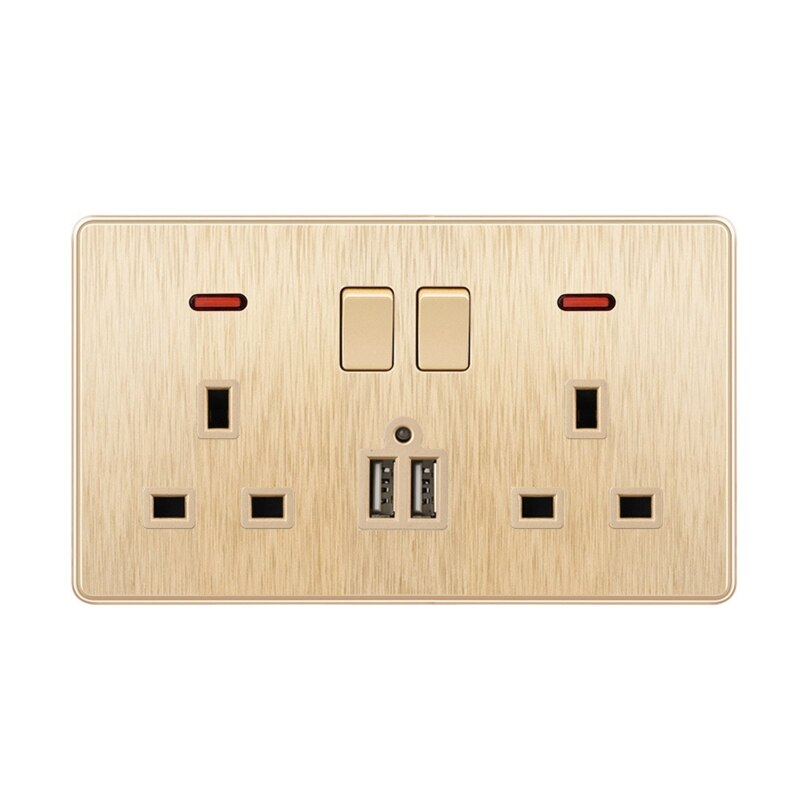 Wall Power Switch Socket Universal 2.1A Dual USB C... – Grandado