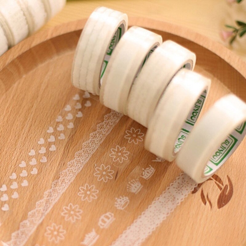 3 Rolls DIY Paper Lace Decorative Sticky Paper Mas... – Vicedeal
