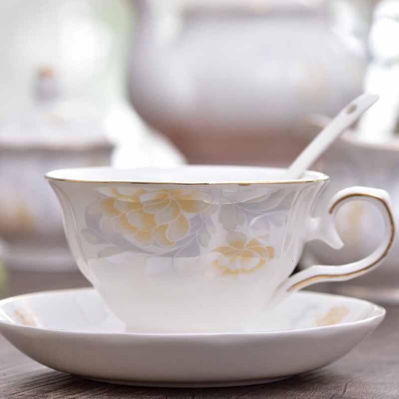 European Style Brief Afternoon Tea Coffee Cup Sauc... – Grandado