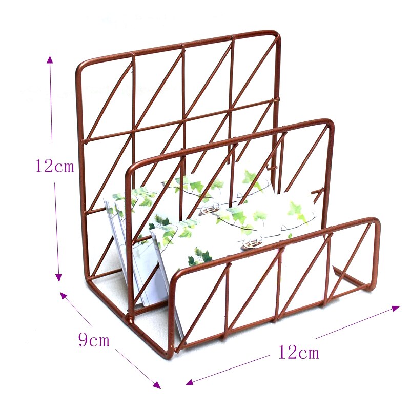 Rose Golden Office School Supplies Letter Holder O... – Grandado