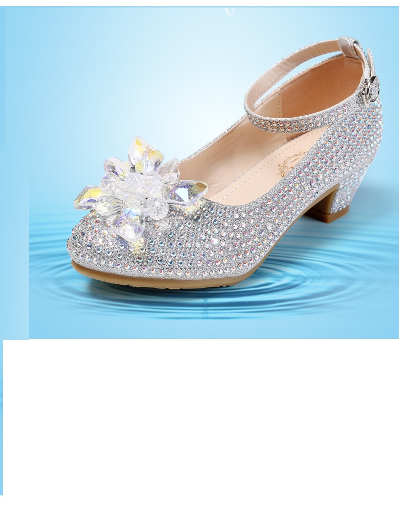 Princess Girls Party Shoes Children Sandals Sequin... – Vicedeal