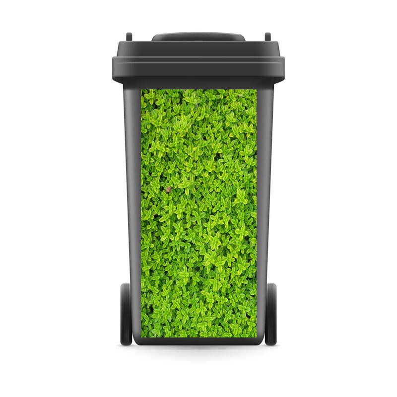 Modern Rubbish Bin Sticker Vinyl Removable Sticker... – Grandado