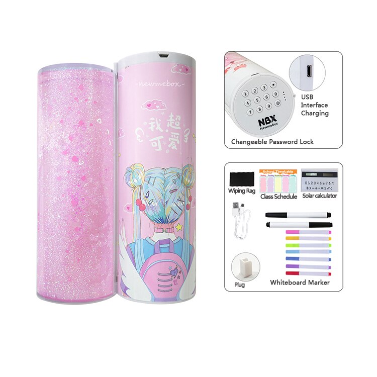 NBX Password Pencil Case Electronic Lock Code Mult... – Vicedeal