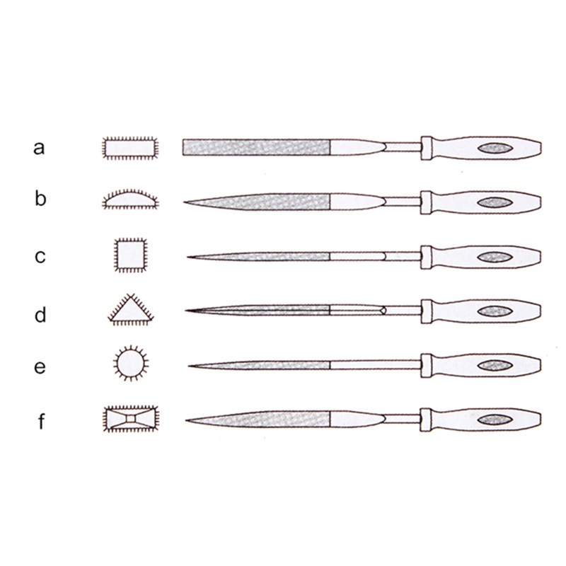 6 Pieces Mini Metal Filing Rasp Needle File Wood T... – Grandado