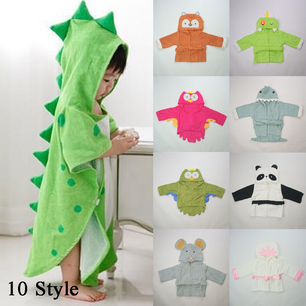 11 Styles Kids Toddler Bath Towels Wrap Hooded Tow... – Vicedeal