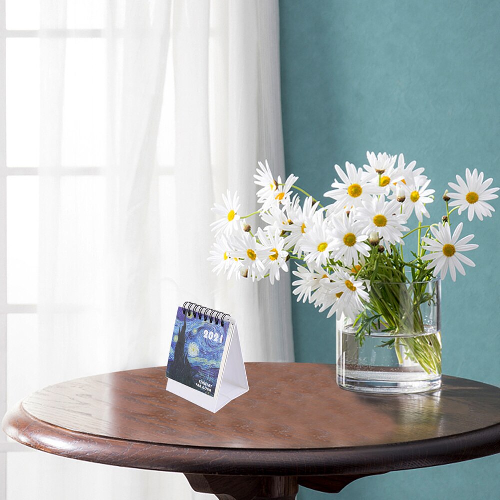 1 Set 2 Pcs Calendars Office Calendars Desk Calend... – Grandado