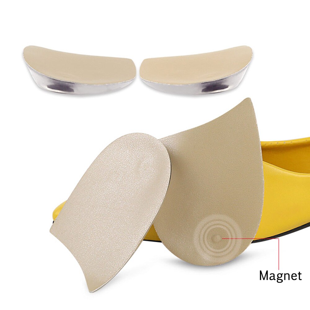 1Pair BYEPAIN Magnetic Heel Pad Insoles For O-legs... – Vicedeal