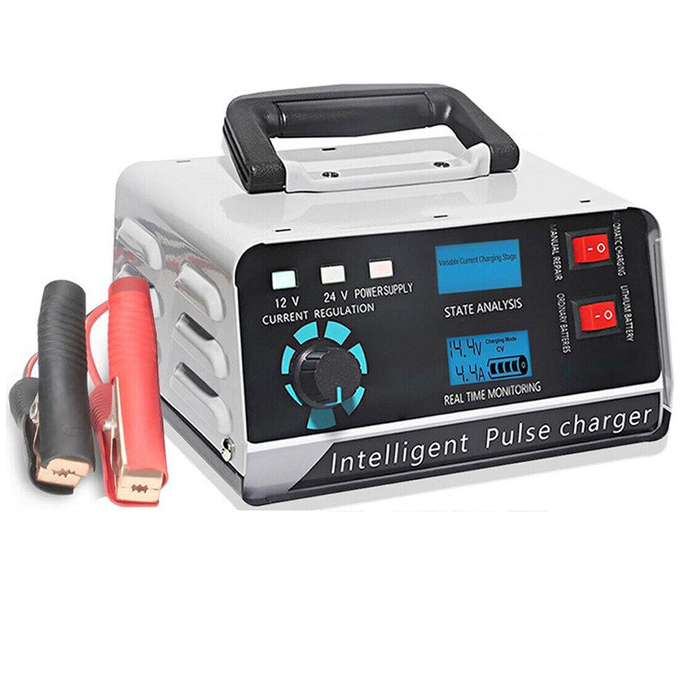High Power Automatische Accu Auto Acculader 12V 24... – Vicedeal