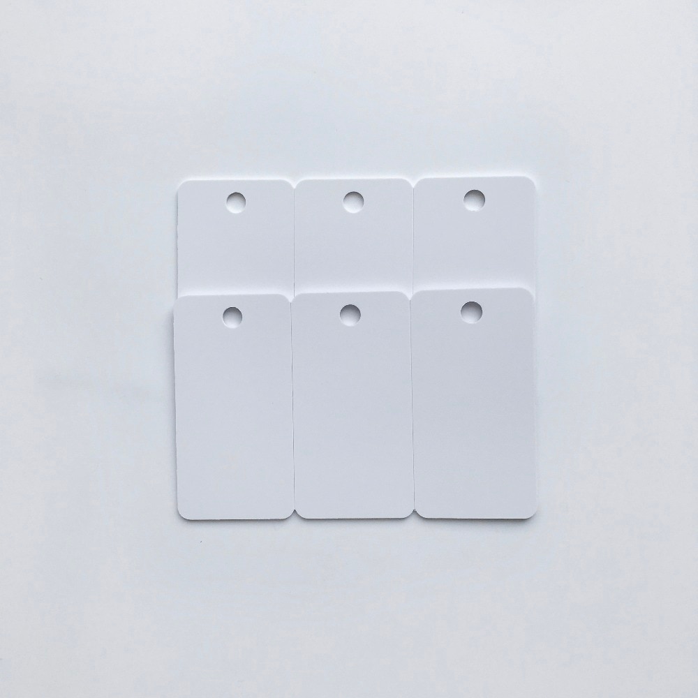 50 Stks/partij Wit Plastic Lege Inkjet Printable 3... – Vicedeal