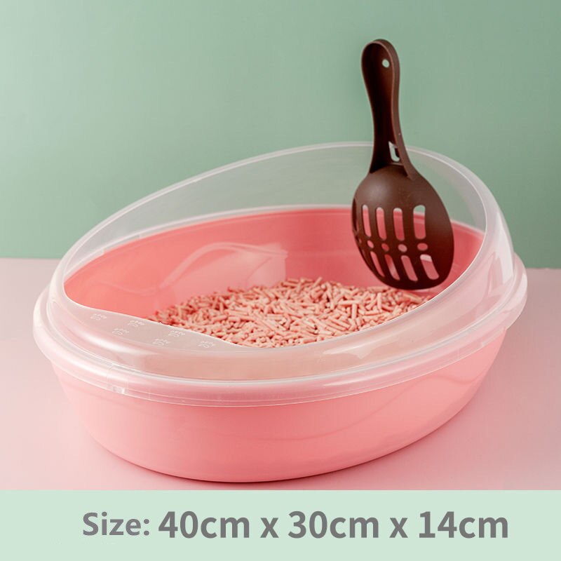 Cat Litter Box Semi-Closed Detachable Anti-Splashi... – Grandado