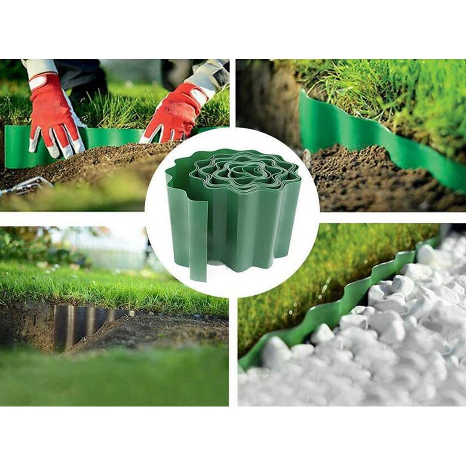 Plastic Garden Grass Lawn Edge Edging Border Fence... – Vicedeal