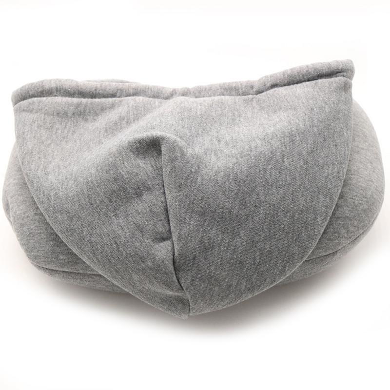 Travel Hooded U-Shaped Pillow Cushion Car Office A... – Vicedeal