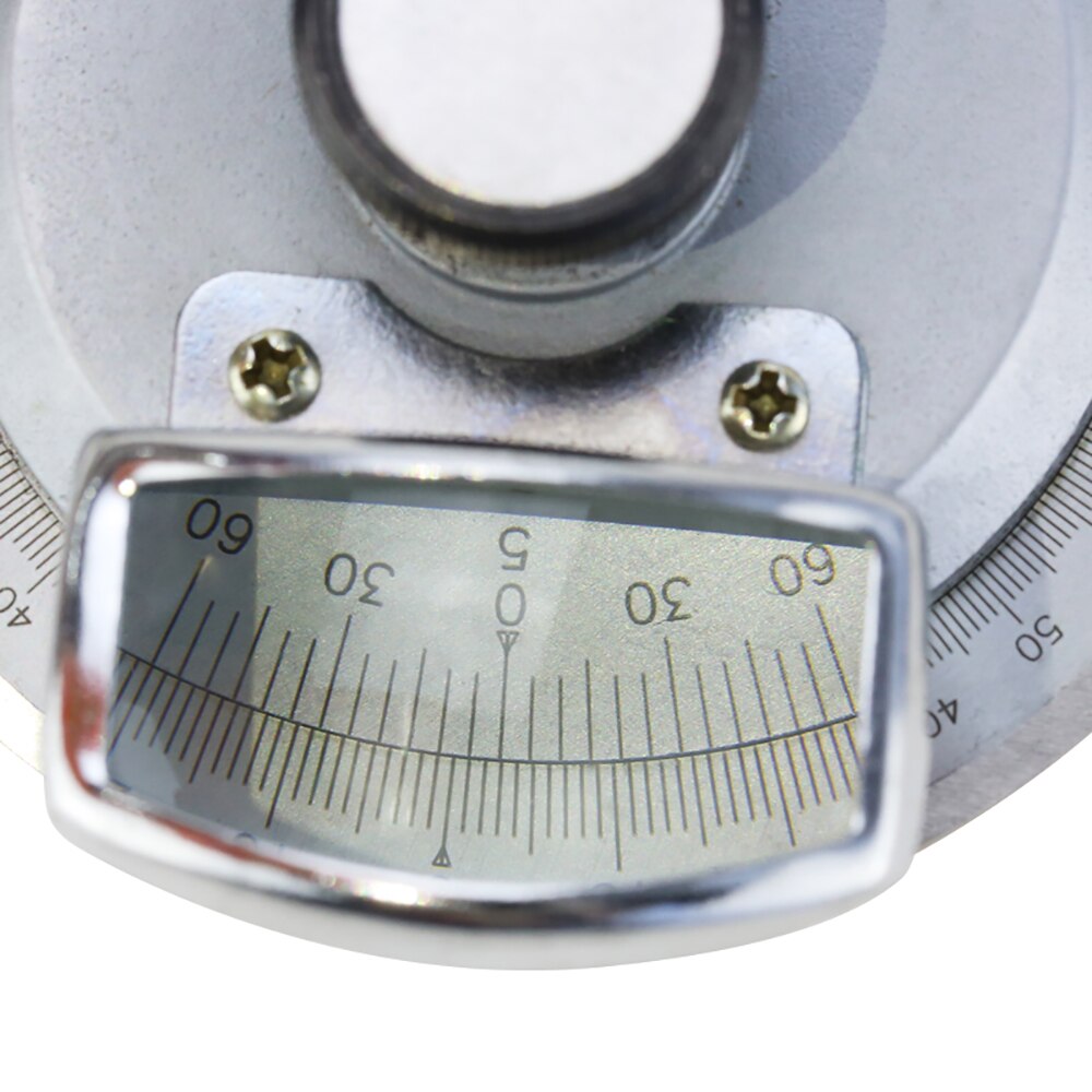 Universal chrome-plated vernier angle protractor 0... – Grandado