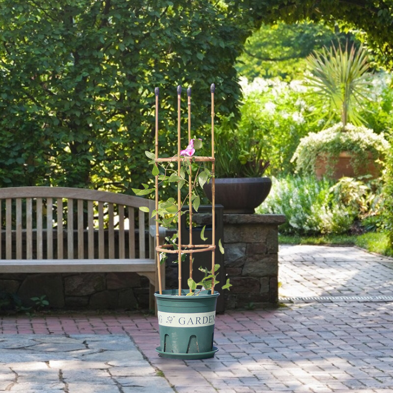 Durable Climbing Plant Support Imitation bamboo 4-... – Grandado