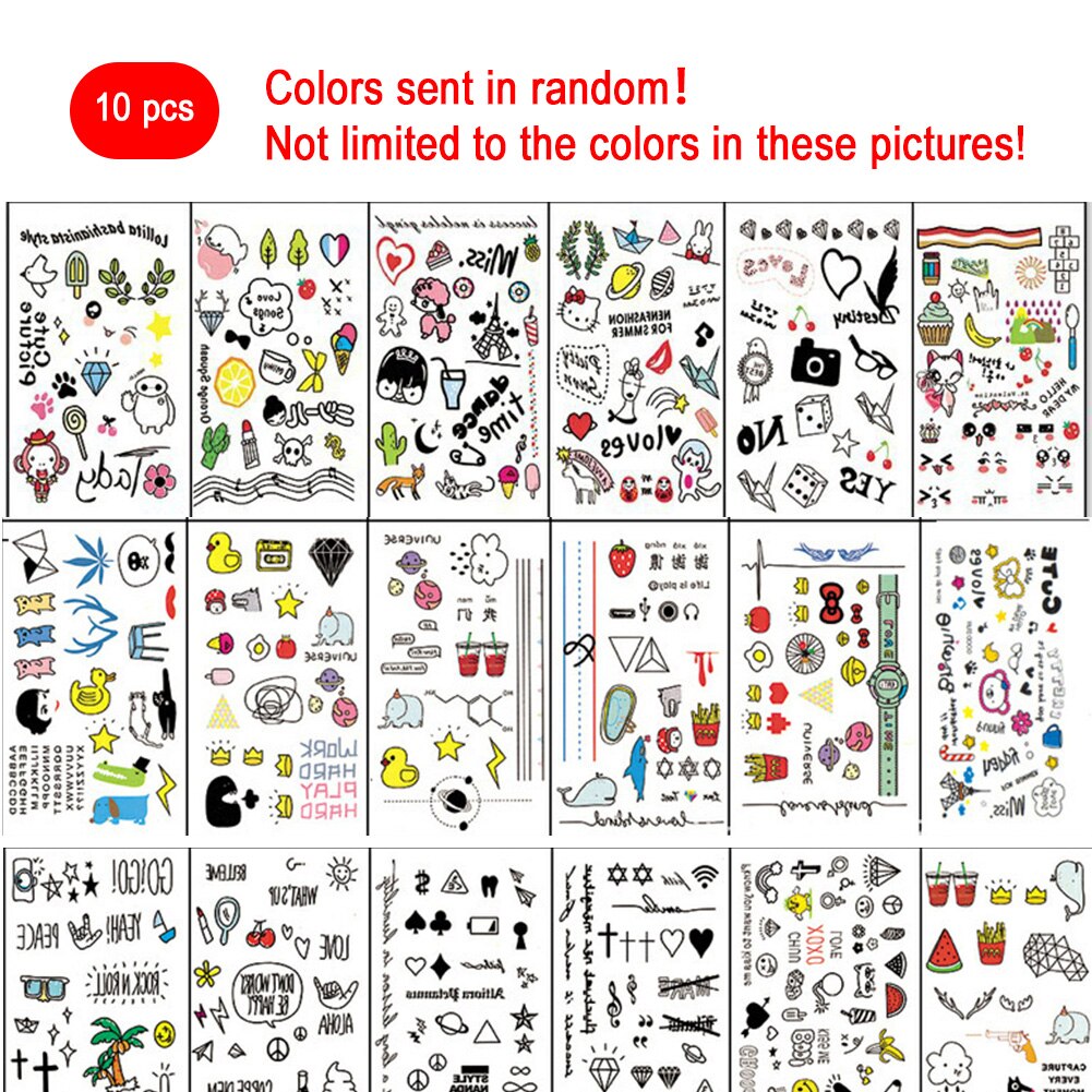 Beautiful Cute Waterproof Tattoos Stickers Body Ar... – Grandado