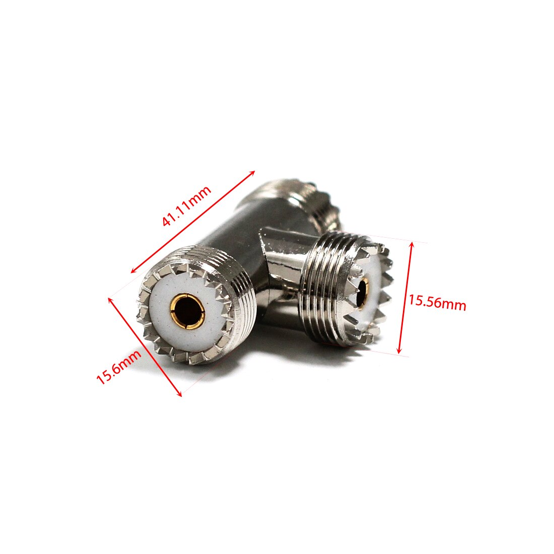 1pc UHF Female Jack to 2 UHF Female T Type Splitte... – Grandado