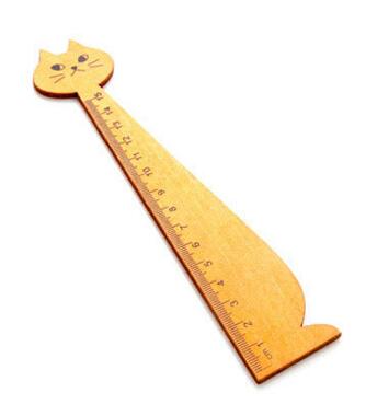 2pcs Vintage Cute Lucky Cat Wooden Ruler bookmark ... – Grandado
