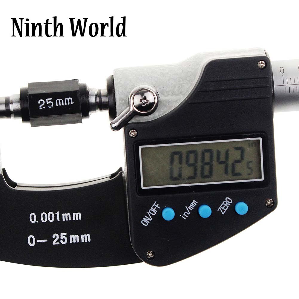0-25mm micrometro con Display digitale imperiale m... – Grandado