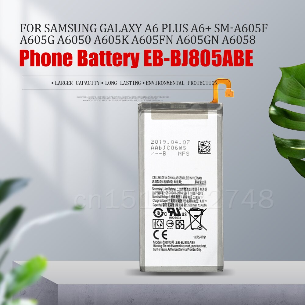 EB-BJ805ABE Telefoon Batterij Voor Samsung Galaxy ... – Grandado