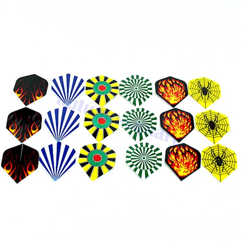6Pcs Popular Pattern Darts Tail Flights Wing Mixed... – Vicedeal