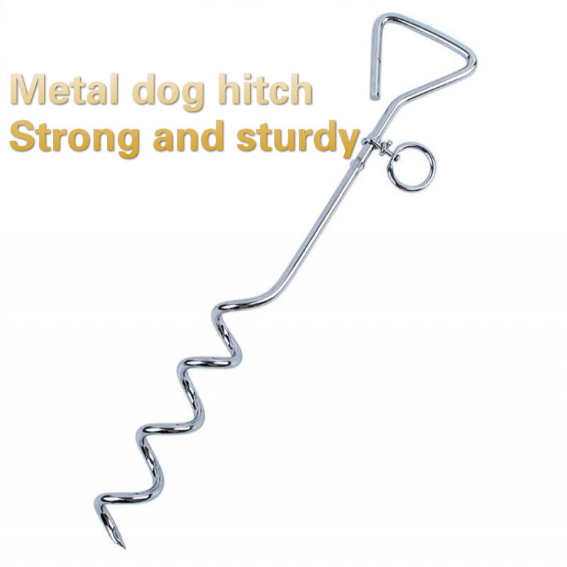 Outdoor Dog Training Stakes Metal Galvanized Chrom... – Vicedeal