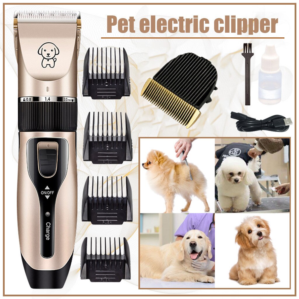 Pet Dog Hair Trimmer Shaver Clippers Rechargeable ... – Vicedeal