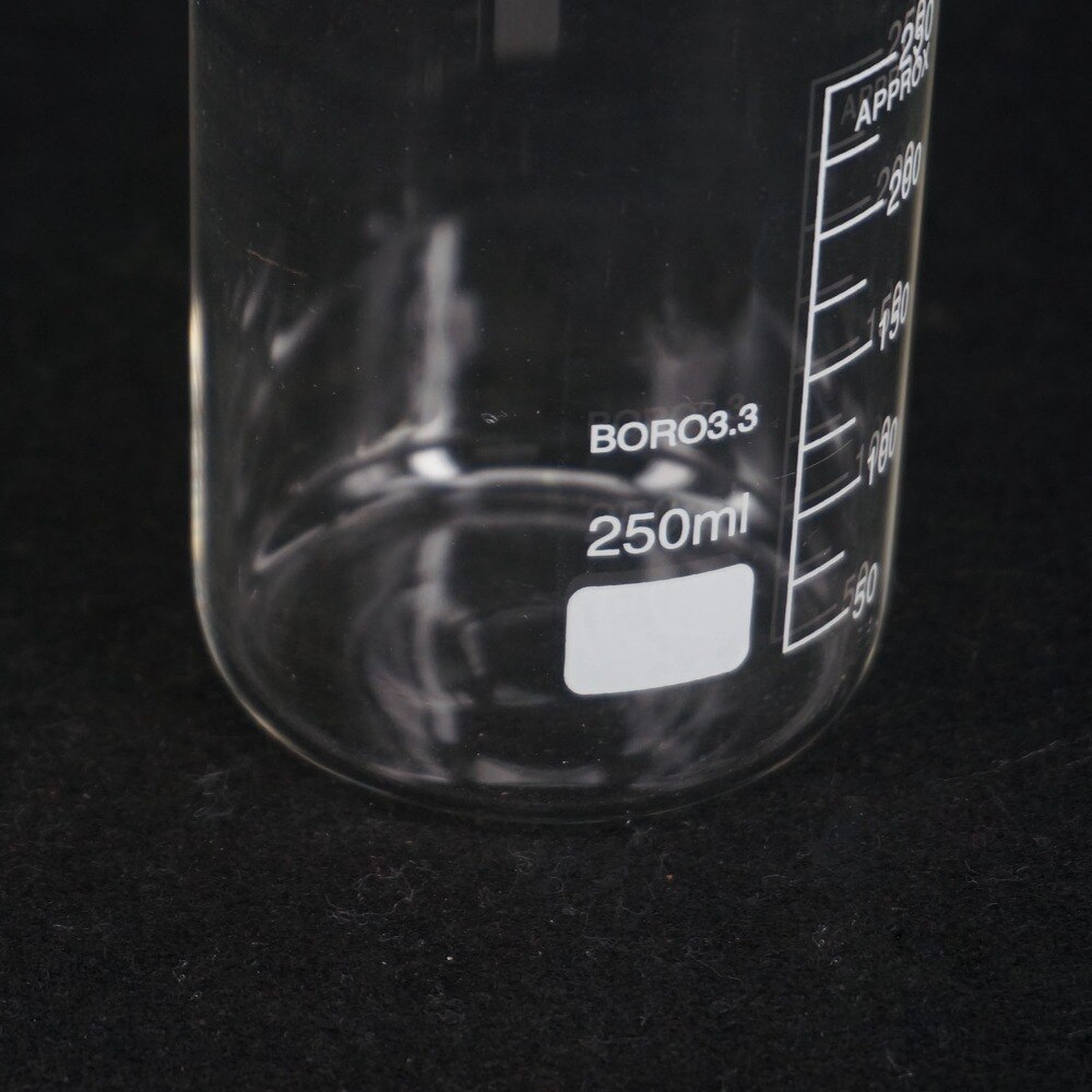250ML Low Form Beaker Chemistry Lab G3.3 Borosilic... – Vicedeal