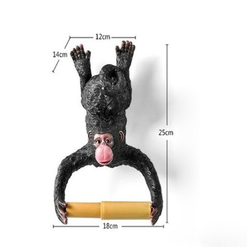 Mooie Badkamer Tissue Rolhouder Grappige Aap Toile... – Vicedeal
