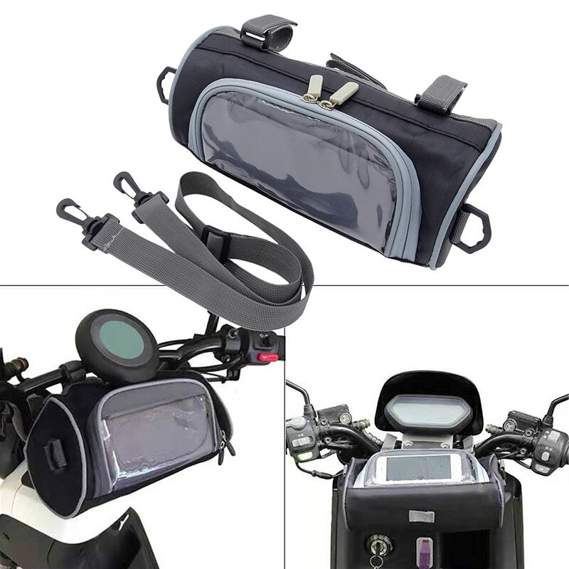 Waterproof Motorbike Tool Bags Black Scooter Head ... – Grandado