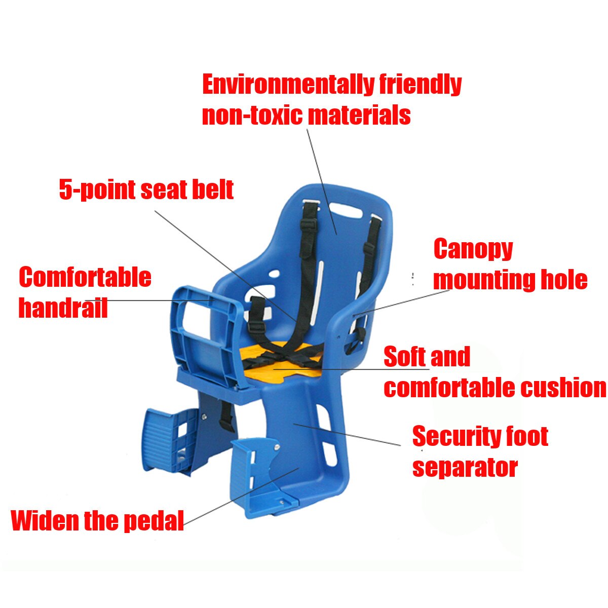 Bicycle Bike Seat Kids Safety Child Baby Chair Bik... – Vicedeal