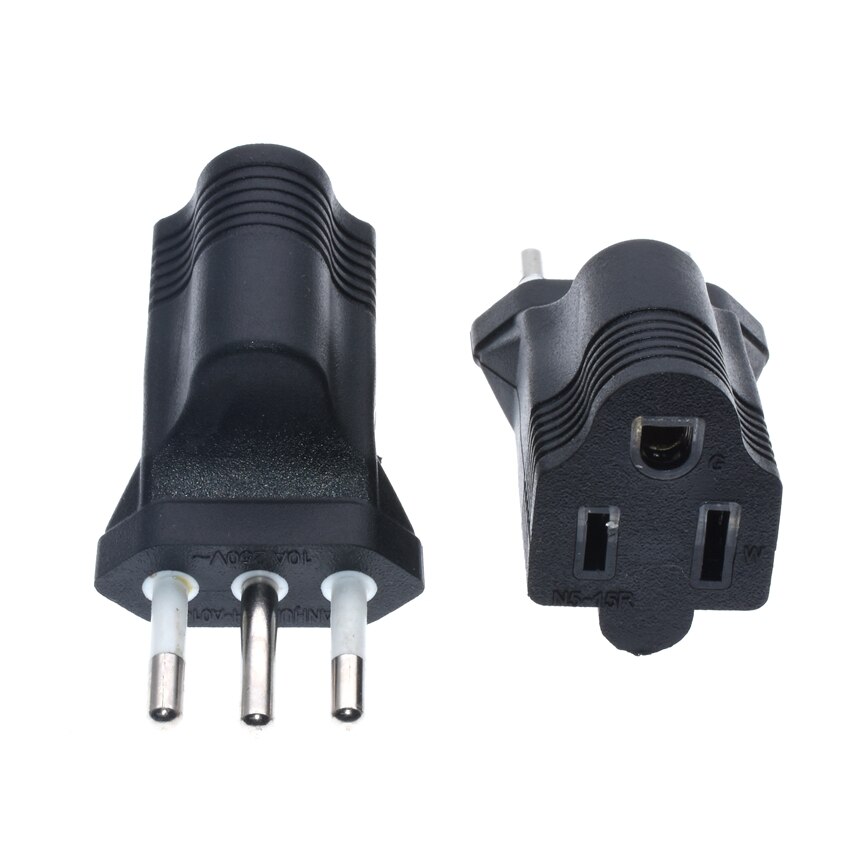 US 3 Prong to Italy Travel Plug Connector, Italy 3... – Grandado