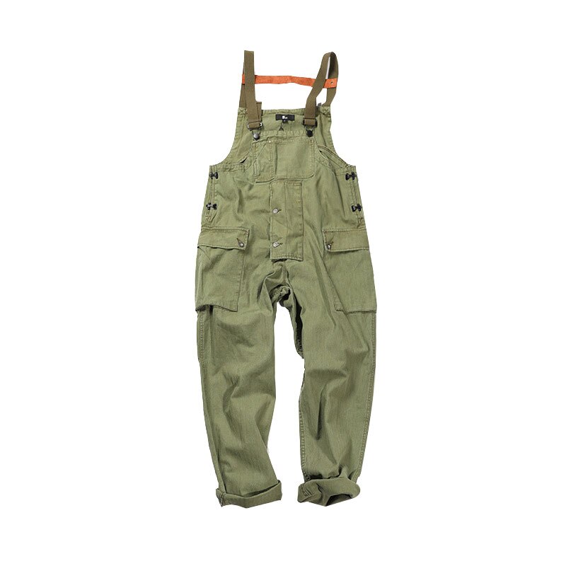 Men's overalls overalls streetwear casual loose pl... – Grandado