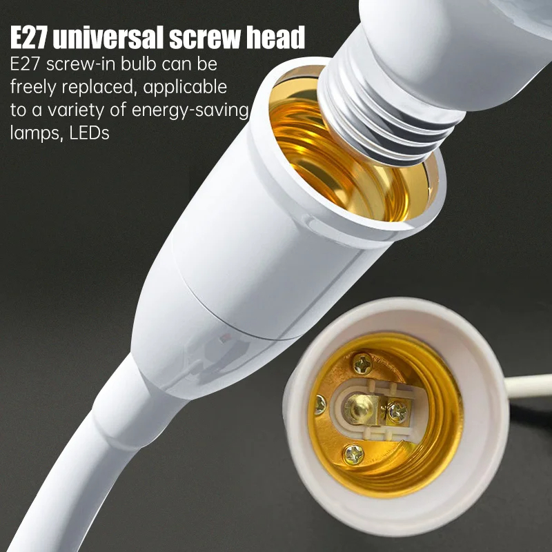 Direct Plug-in Rotary Lamp Head E27 Socket Lamp Bu... – Grandado