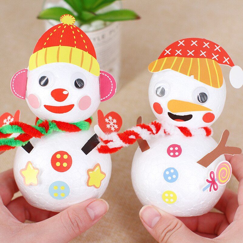 DIY Christmas Snowman Children Handmade Materials ... – Grandado