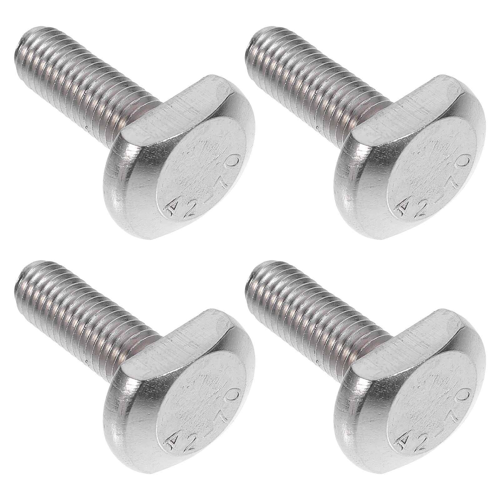 4pcs Long T Shape Bolts Square Head Screws Stainle... – Grandado