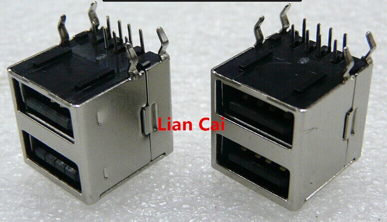 Conector USB de doble cubierta de goma negra, cone... – Grandado