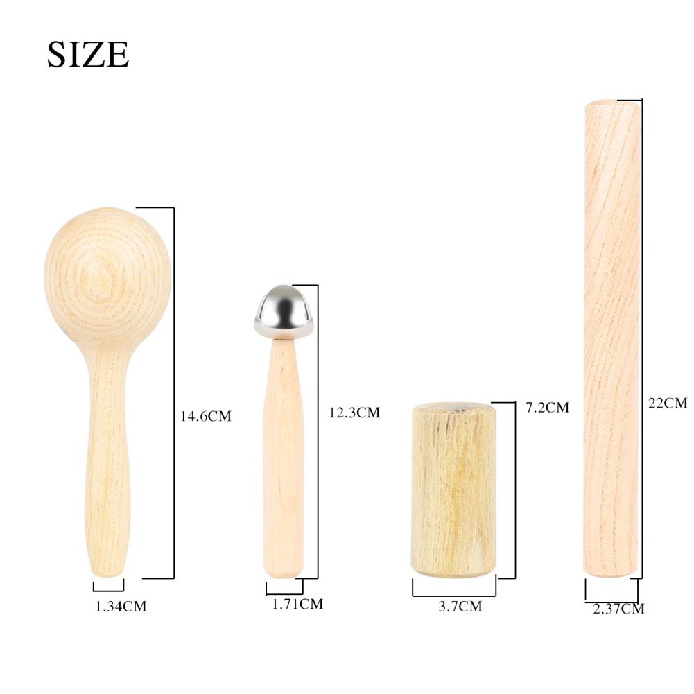 4 Stuks Houten Orff Percussie Instrument Set Rhyth... – Vicedeal