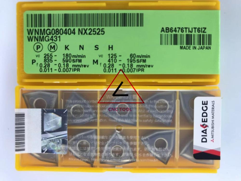 WNMG 080404 NX2525 10pcs originele Mitsubishi draa... – Vicedeal