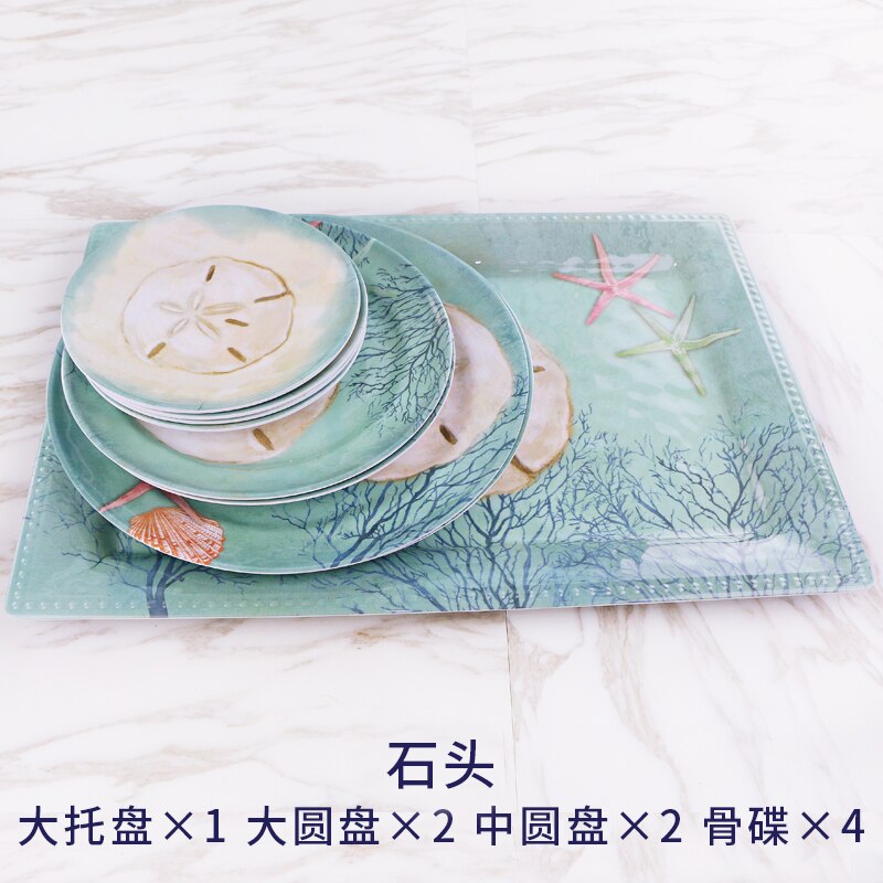 9Pcs Set Gerechten En Platen Sets Melamine Servies... – Vicedeal