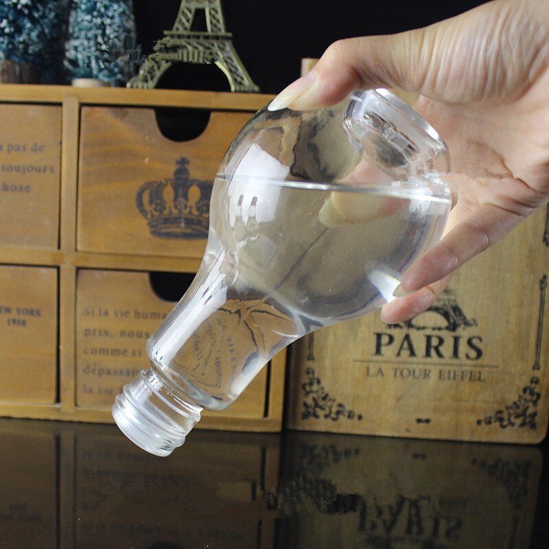 400ml Bulb bottle with led light Led Light Bulb Dr... – Grandado