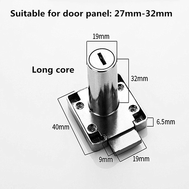 Drawer Locks with 2 Keys Lock Furniture Hardware D... – Grandado