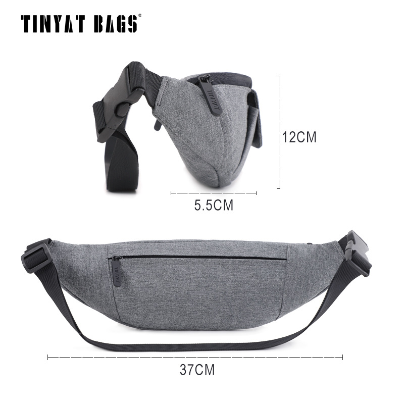 TINYAT Men Waist Bag Mobile Phone Pouch Belt Bag M... – Grandado