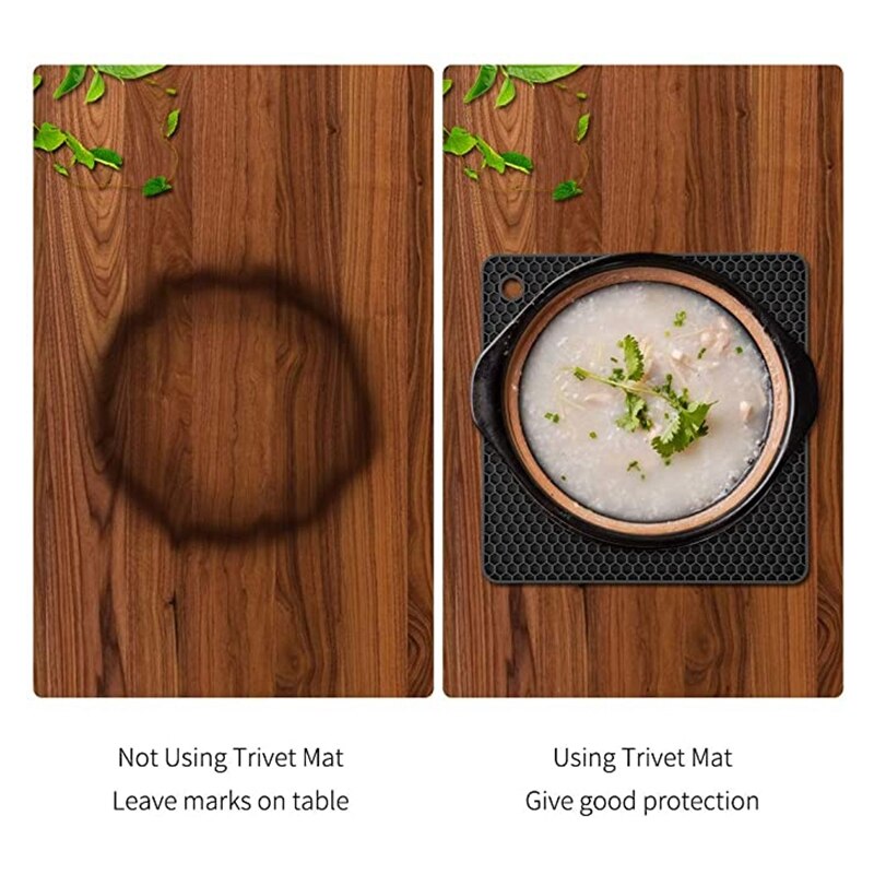 4Pack Siliconen Trivets Pads Voor Gerechten-Hitteb... – Grandado