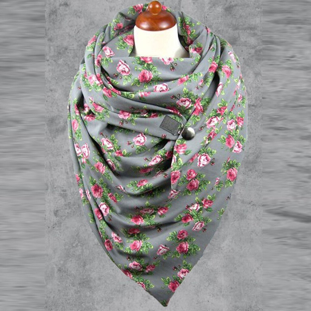 Women Windproof Thin Wrap Scarf Solid Scarf Retro ... – Vicedeal