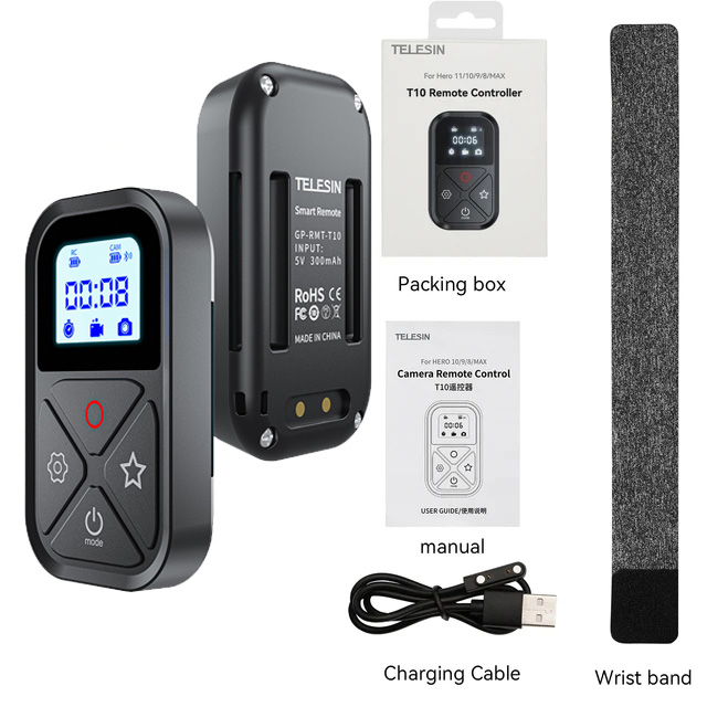 TELESIN T10 Bluetooth Remote Control for GoPro Her... – Grandado