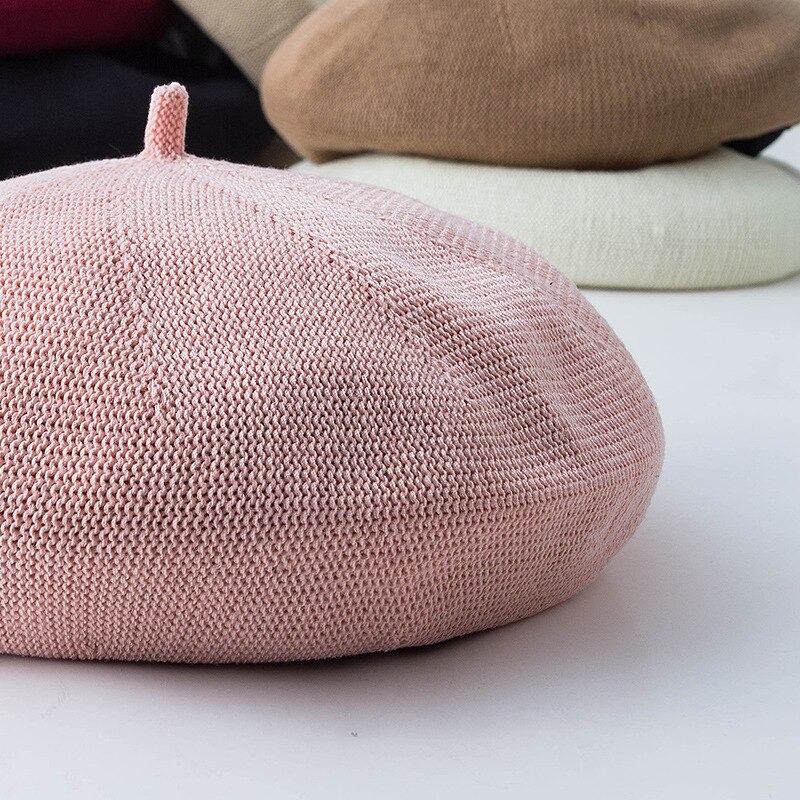 Boina de estilo coreano para mujer y niña, gorros ... – Grandado